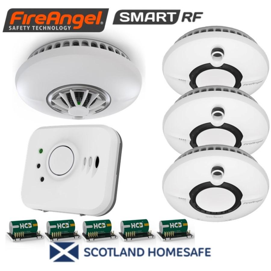 FireAngel FA-KITCO Scottish Legislation Compliant Alarm Pack|UK Homesafe